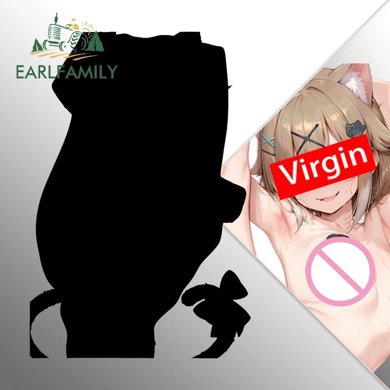 EARLFAMILY Наклейка на авто Лоли, 16см, YT-561227