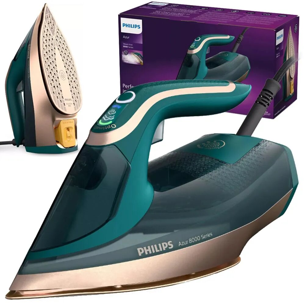 Утюг Philips Azur 8000 series DST8030/70 зеленый