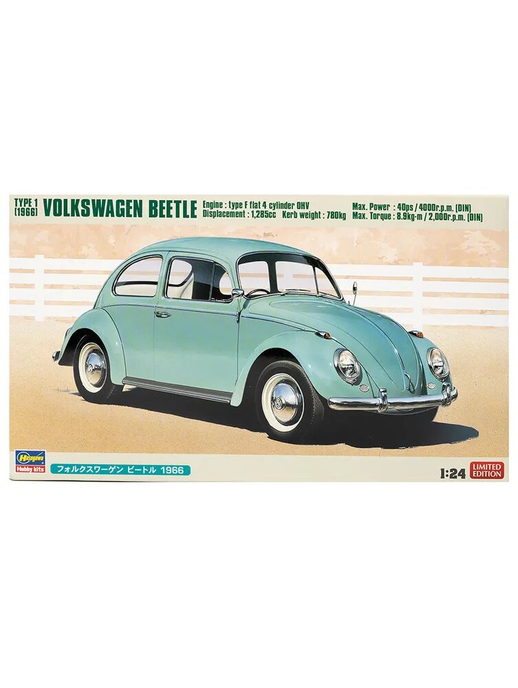 20732 Автомобиль Volkswagen Beetle 1966 (1:24)