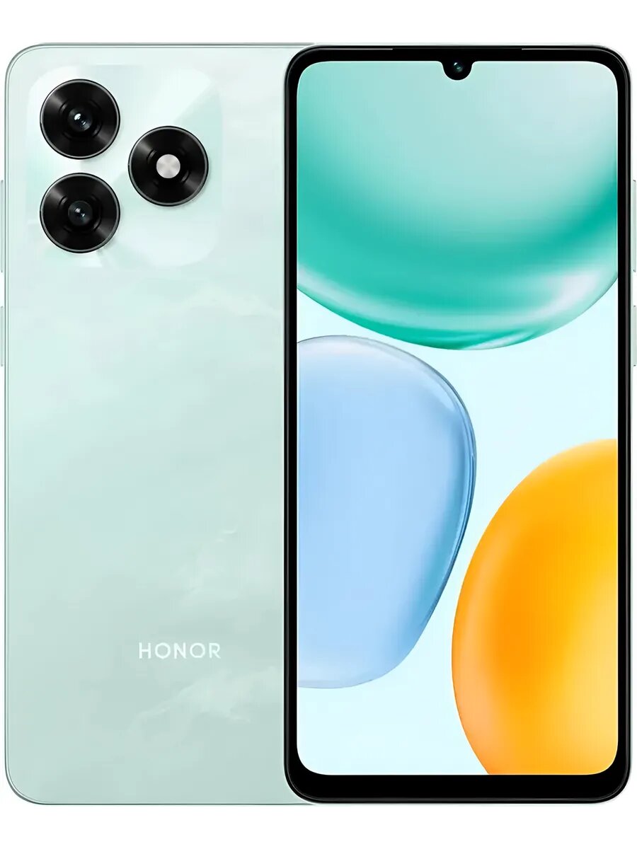 Смартфон HONOR X5c 4 ГБ/64 ГБ Голубой Ростест (EAC), экран 6.74", аккумулятор 5260 мА*ч — фото 1