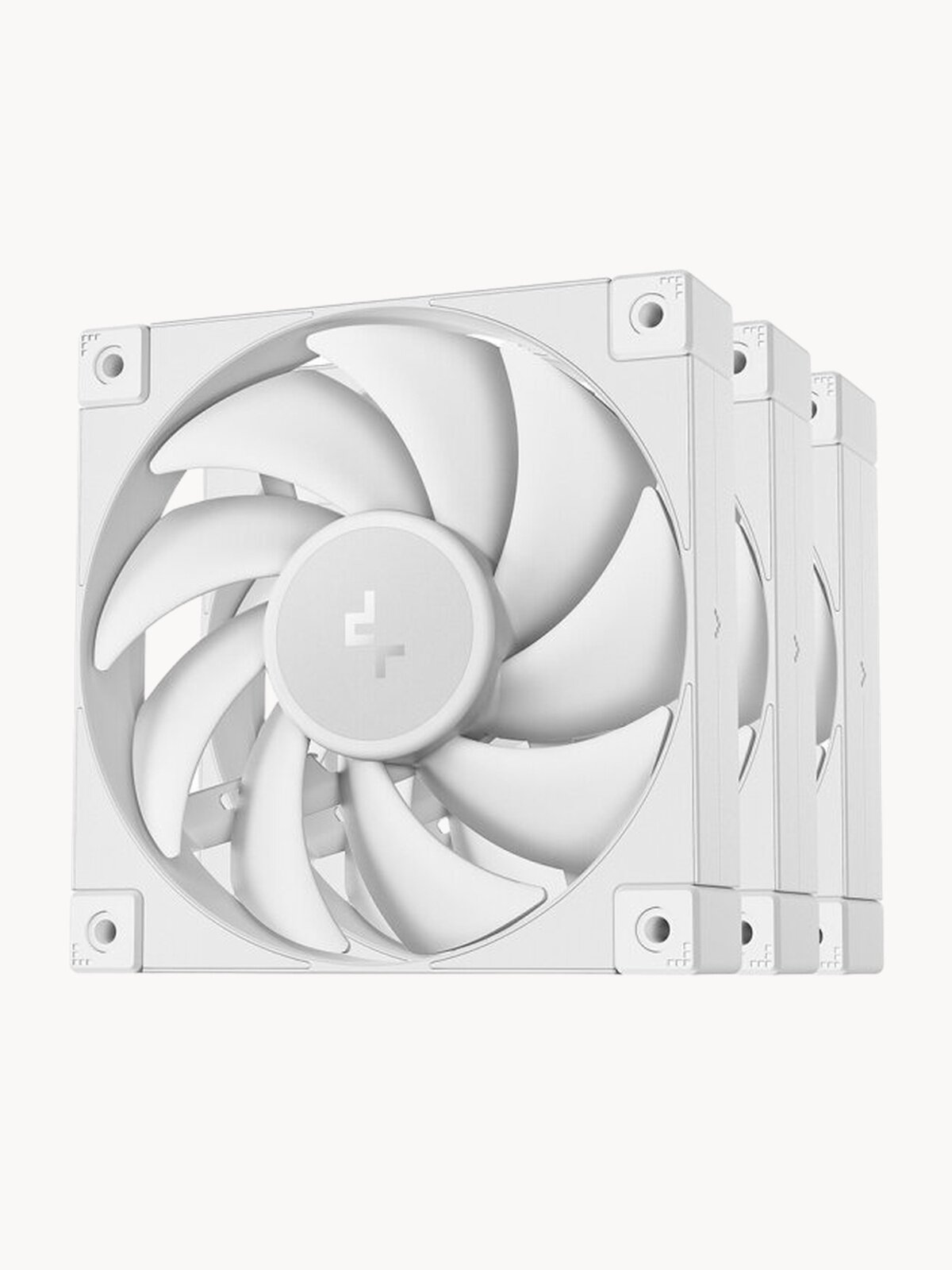 Вентиляторы для корпуса Deepcool FD12 WH-3 IN 1 3шт (R-FD12-WHNPN3-G)