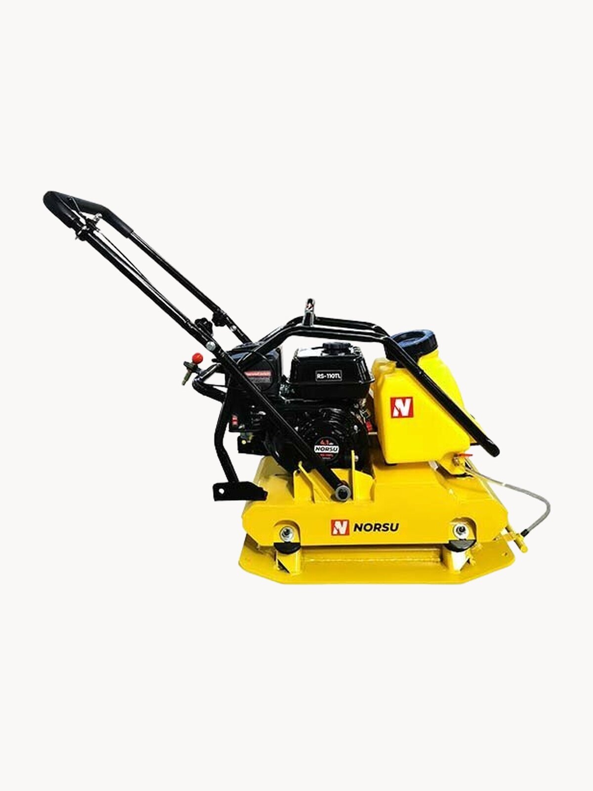 Виброплита NORSU RF-110TL бензиновая, 101кг, уплотнение 300мм, бак для воды, колесный комплект