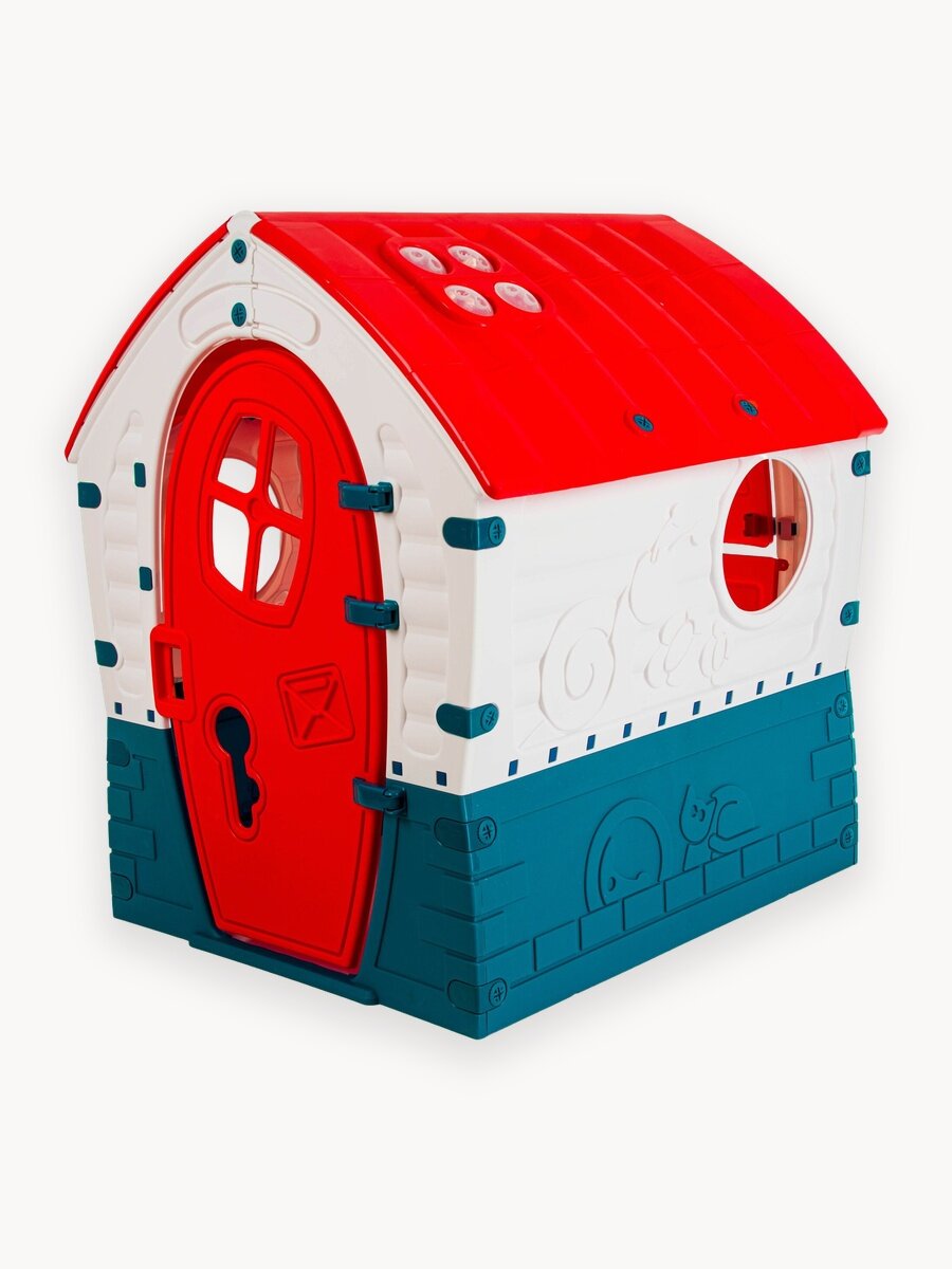 Игровой домик для детей PalPlay "Лилипут Twilight", для дома и улицы, цвет красно-белый