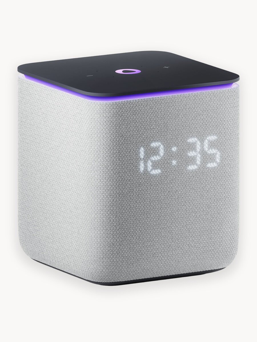 Умная колонка Яндекс Станция Миди с Алисой, с Zigbee, 24Вт, серый