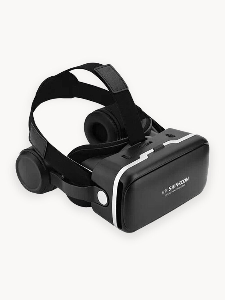 Очки для смартфона VR SHINECON 6.0, 1280x720, нет данных, 60 Гц, базовая, черный.