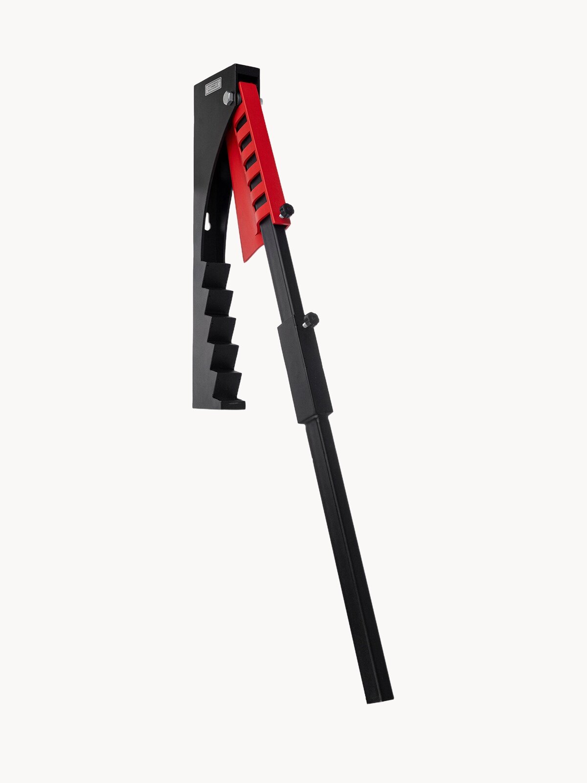 Дровокол-рычаг KOLUNDROV Бердыш, со съемным ножом, настенный ручной колун для дров, для дома, дачи и сада, красно-черный