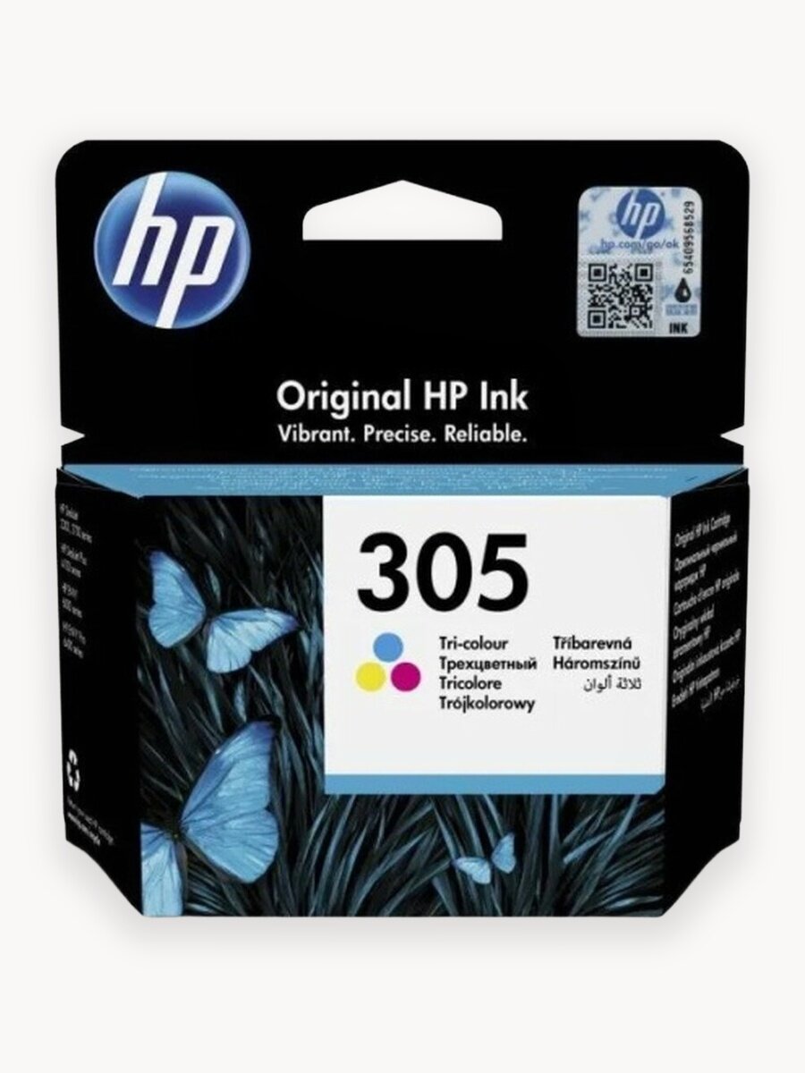Картридж HP 3YM60AE 305 струйный трёхцветный (100 стр)
