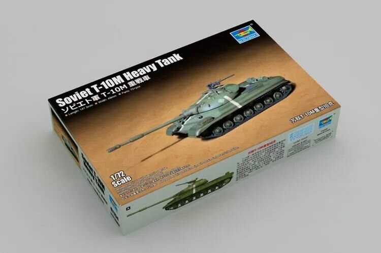 Trumpeter 07154 1/72 Советский тяжелый танк Т-10М Пластиковая модель Танки