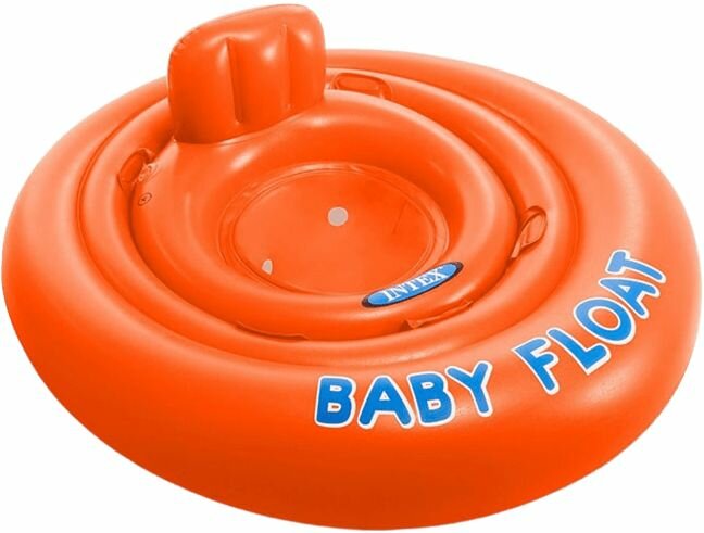 Детский надувной круг с сиденьем, диаметр 76 см, для плавания и купания на море и в бассейне, плавательный круг для детей от 1 до 2 лет