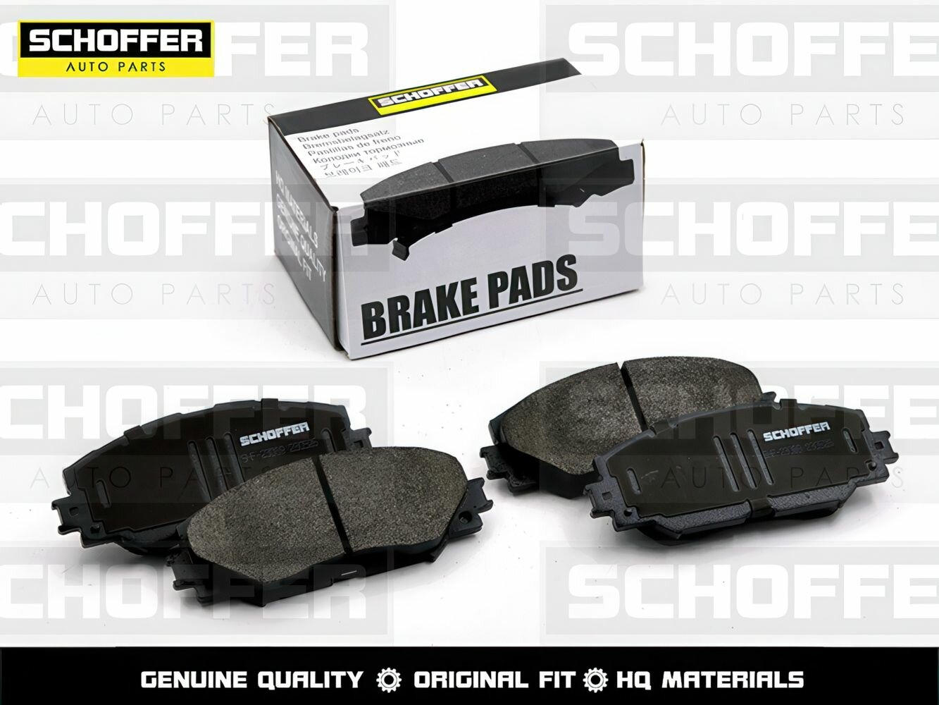 Колодки тормозные передние, для Тойота Рав 4 05-, Королла 06-13 Toyota Rav 4 05-, Corolla 06-13, артикул SHF-23069, производителя SCHOFFER