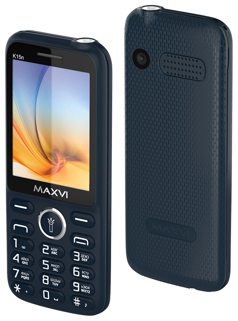 Мобильный телефон Maxvi K15n Blue