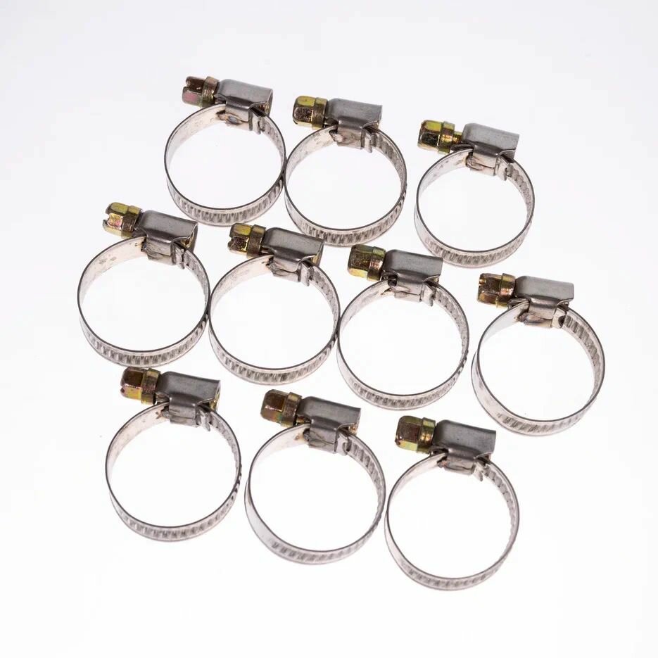 Хомут HG червячный 16-27 мм, 10 шт