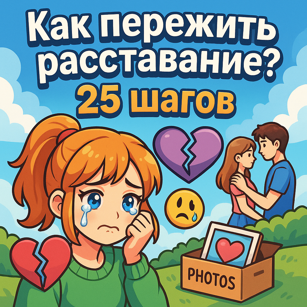 Как пережить расставание? 25 Шагов по восстановлению! "Отпускаю — и иду дальше: курс для тех, кто застрял в прошлом"
