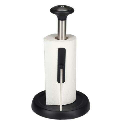 Кухонные аксессуары 1Pc Стоящий бумажный полотенце шкаф бумажный рулон полотенце держатель ткани вешалка хранения стойка для ванной комнаты туалет бумажные держатели