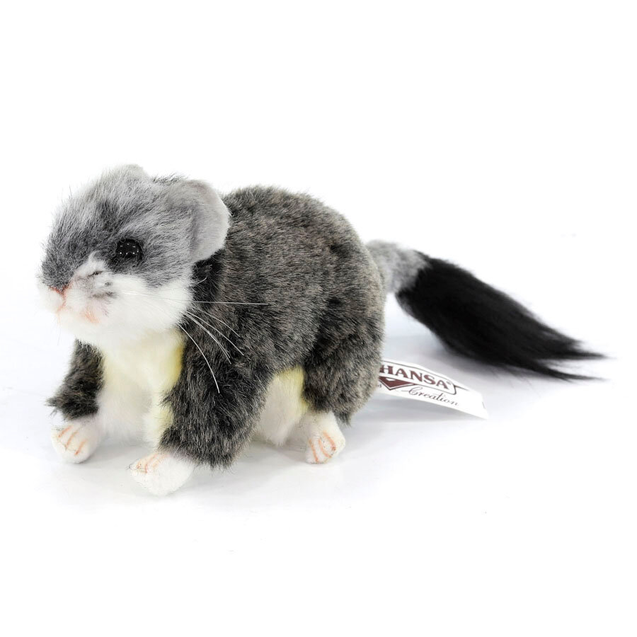 Реалистичная мягкая игрушка Hansa creation 4834Х Хомячок джунгарский, 12 см YK