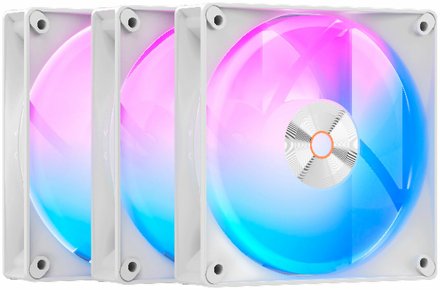 Вентиляторы для корпуса Ocypus Delta F12 WH ARGB 3 IN 1
