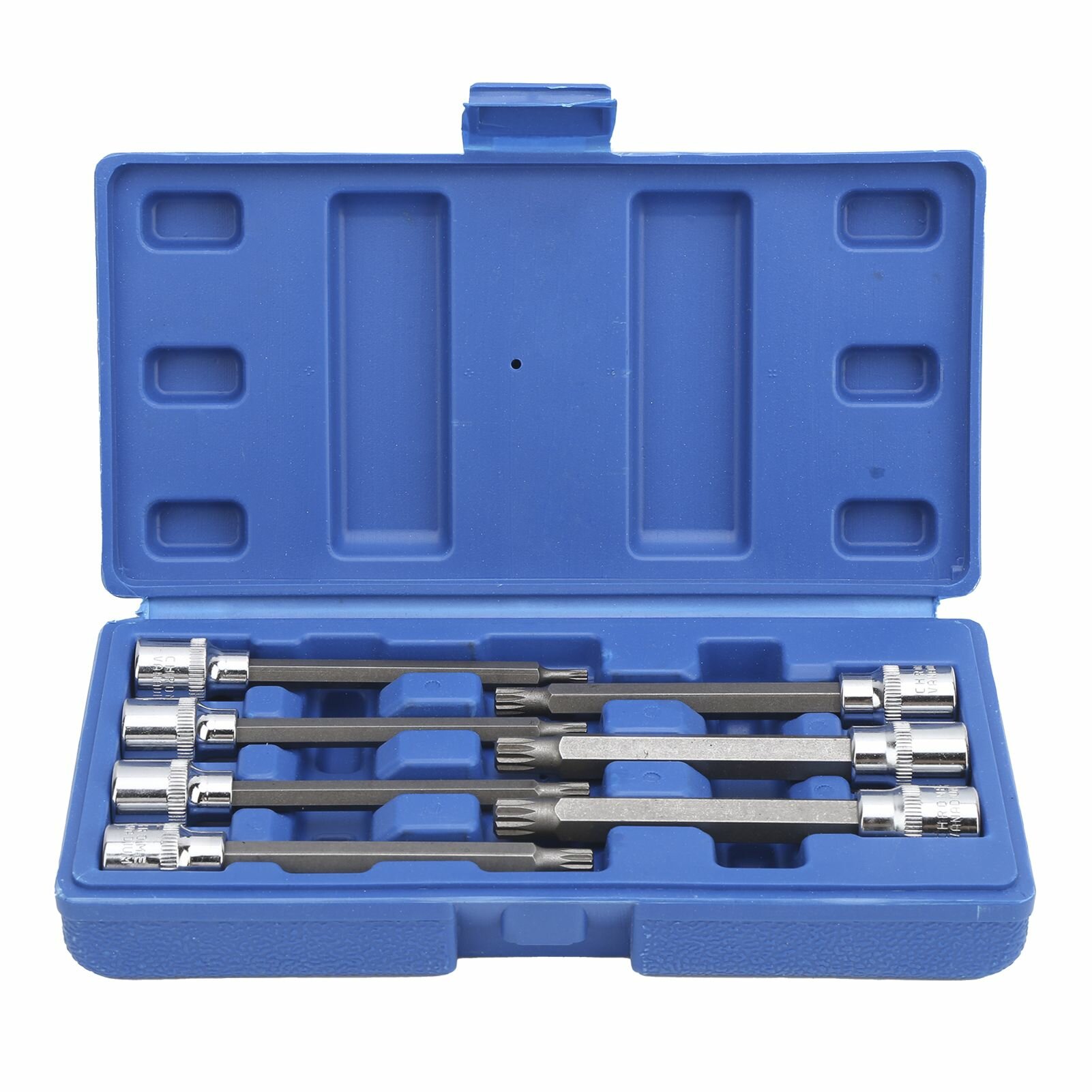 7 шт./набор удлиненных шлицевых головок M4-M10 с квадратным приводом 3/8 дюйма с набором инструментов для ремонта автомобиля