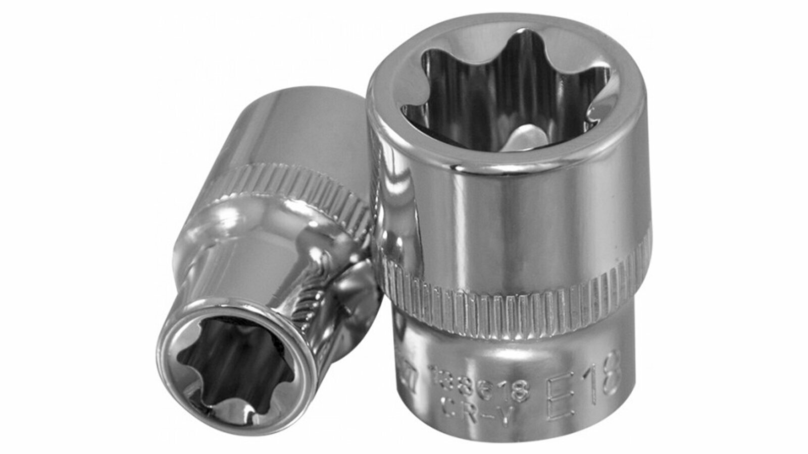 Головка торцевая Ombra Torx E24, хромованадиевая, 1/2", 40мм