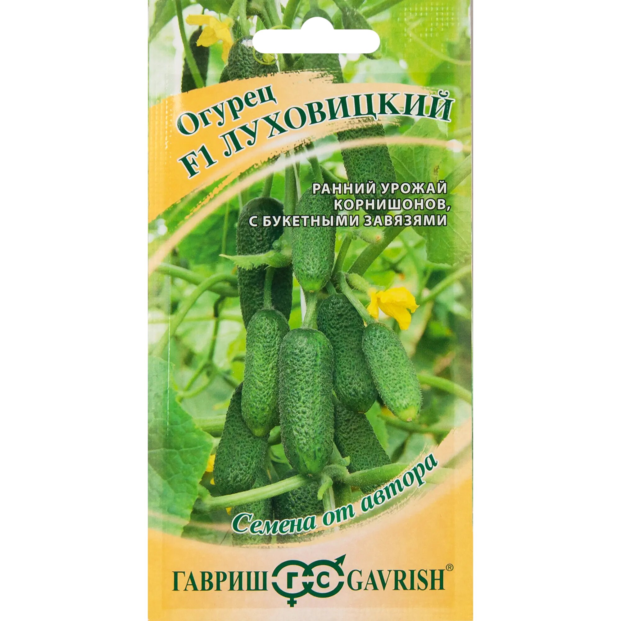 Луховицкий F1 корнишон огурец серия Семена от автора 10 шт для посева на грядке