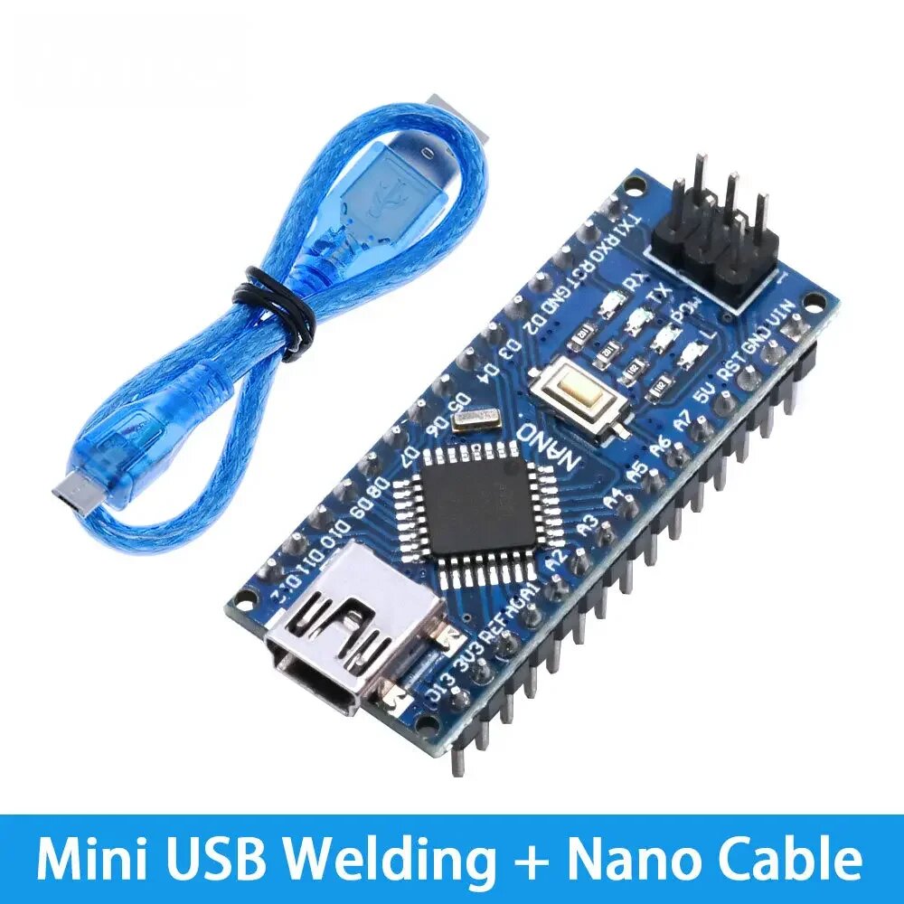 Контроллер Nano 3.0 ATMEGA328P/168P Mini-Welding Cabl