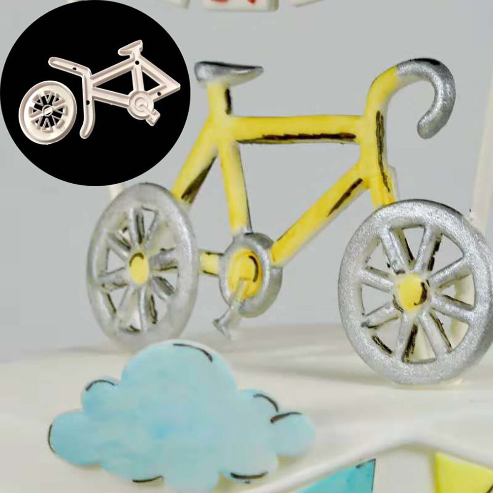 2 шт. велосипедное колесо форма для выпечки кондитерская помадка шоколадный торт украшение инструмент