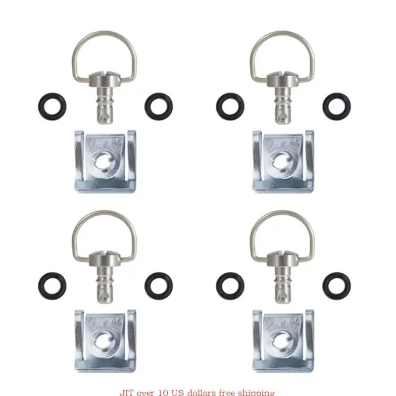 Мотоциклетные быстросъемные крепежные детали для гонок, 1/4 оборота, 14 мм, 19 мм, D-образные кольца, крепежные болты для винты 19MM