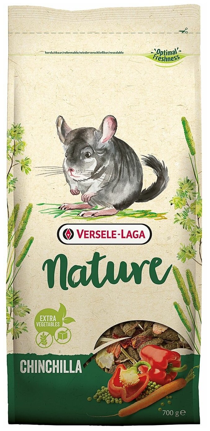 Корм , беззерновой для шиншилл VERSELE-LAGA Nature Chinchilla 700г