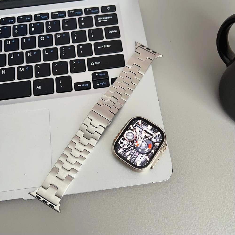 Ремешок Для Часов Hermes Из Нержавеющей Стали, Украшенный Бисером, Подходит Для Apple Watch Серии 1-10 SE ULTRA 2, Размер IWatch 40мм 41мм 38мм