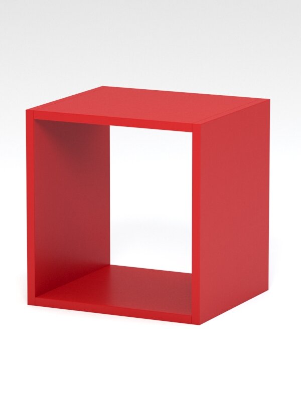 Стеллаж "KUB" №9, Красный. Производитель товара - компания Westcom.