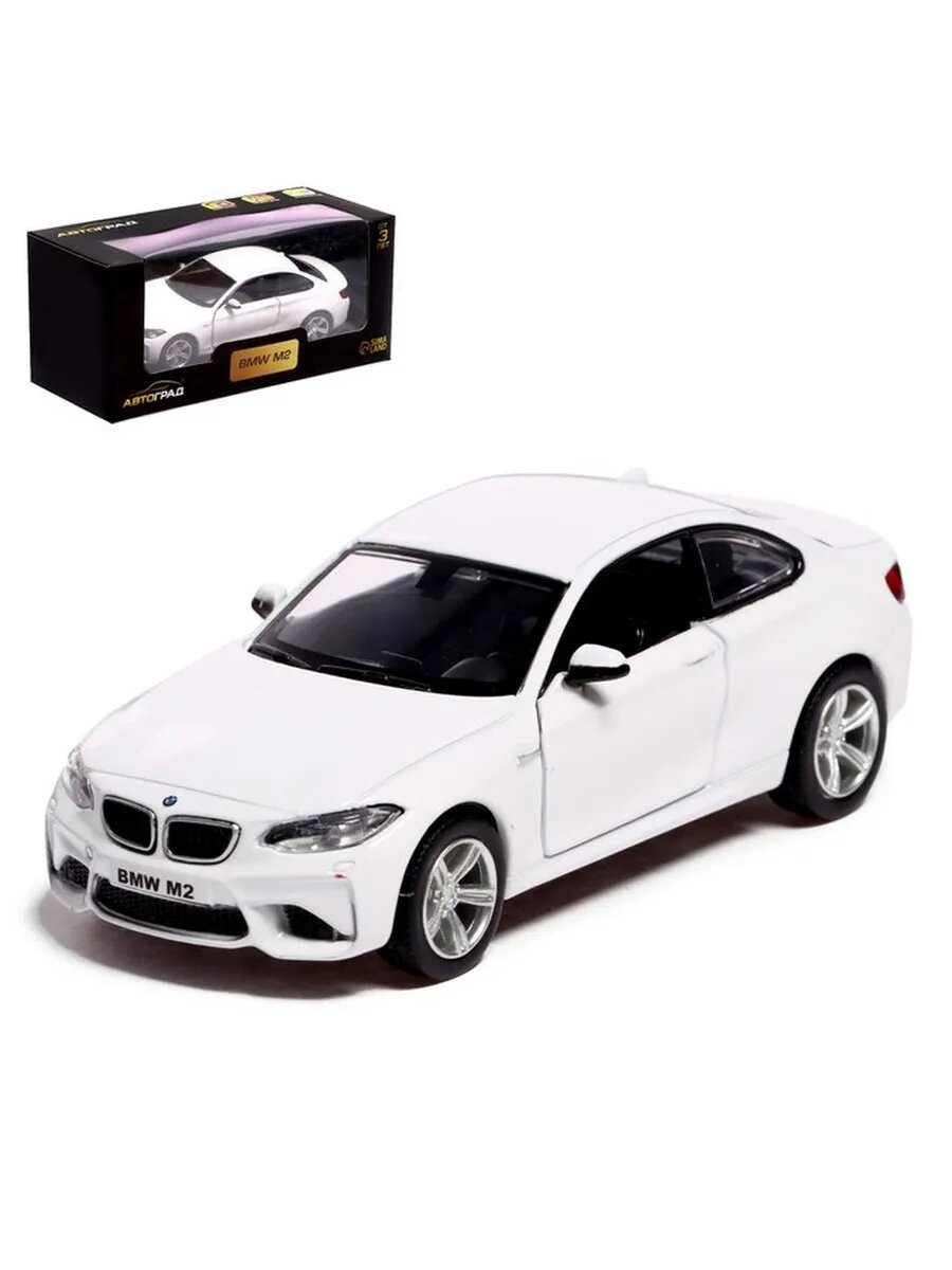 Машина металлическая BMW M2 COUPE, 1:32, инерция, открываютс