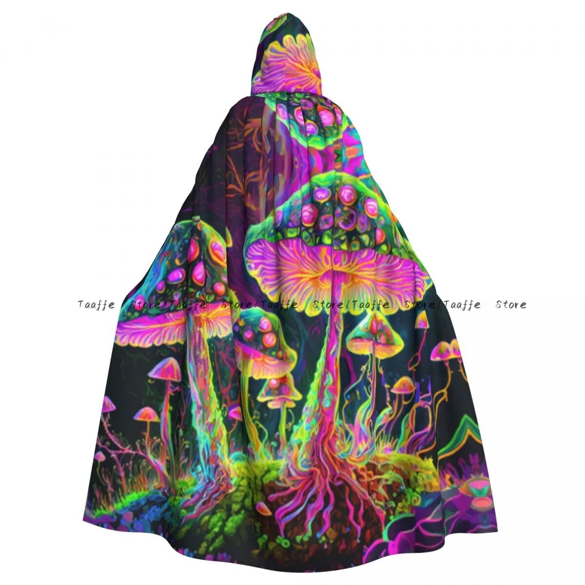 Волшебный психоделический плащ из полиэстера Color3