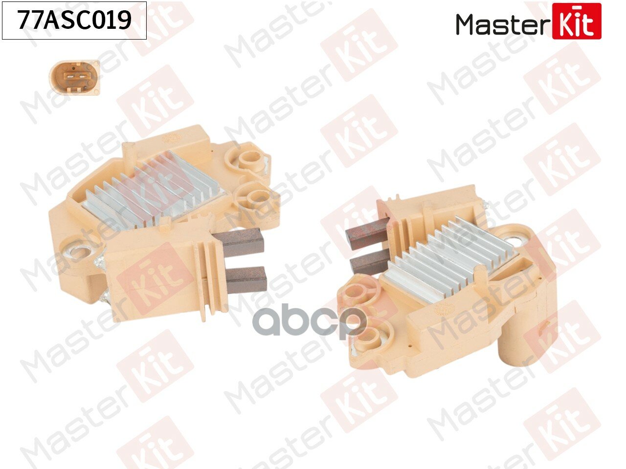 Реле регулятор генератора! Audi, VW MasterKit арт. 77ASC019