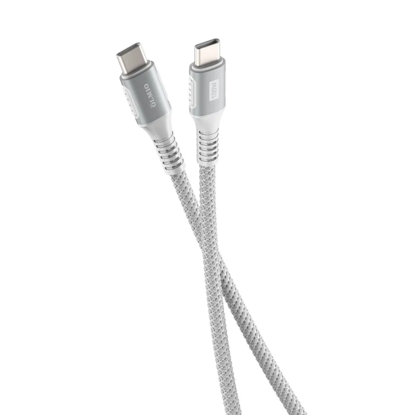 Кабель Olmio PD100 Type-C - Type-C 100W 1.2м White (Белый)
