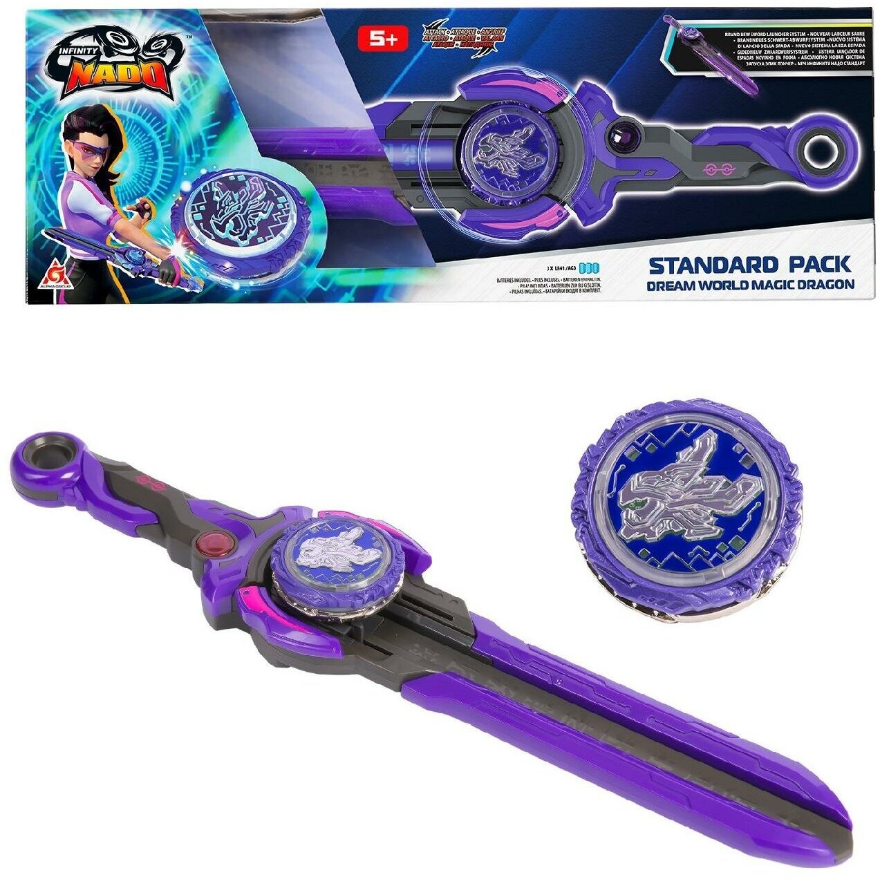 Волчок Infinity Nado Эпик ЛончерСтандарт Magic Dragon 40601