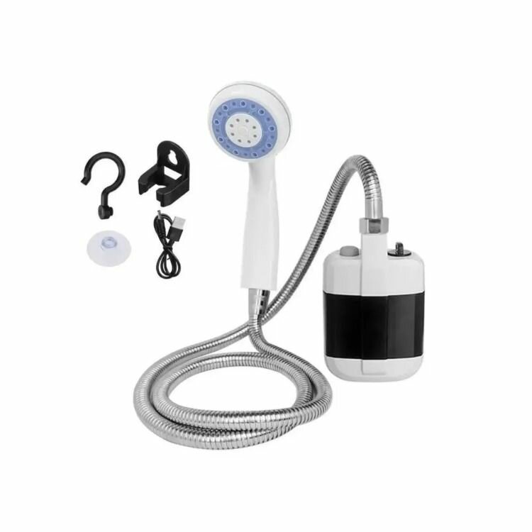 Походный переносной душ с аккумулятором и USB зарядкой
