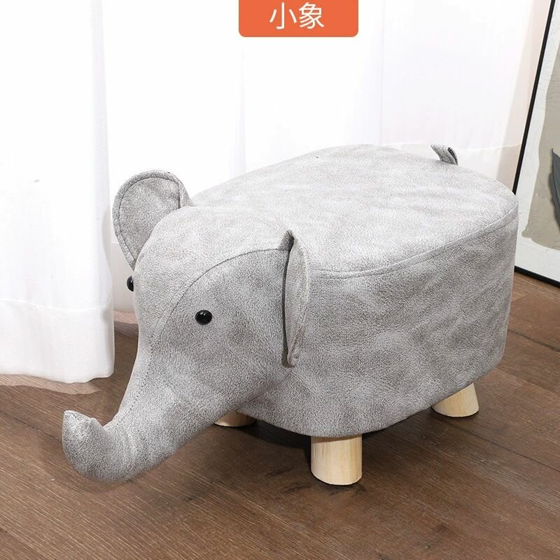 Пуф, пуф-животное, пуф детский Слоник (синий, 50х25х28)taoyiji