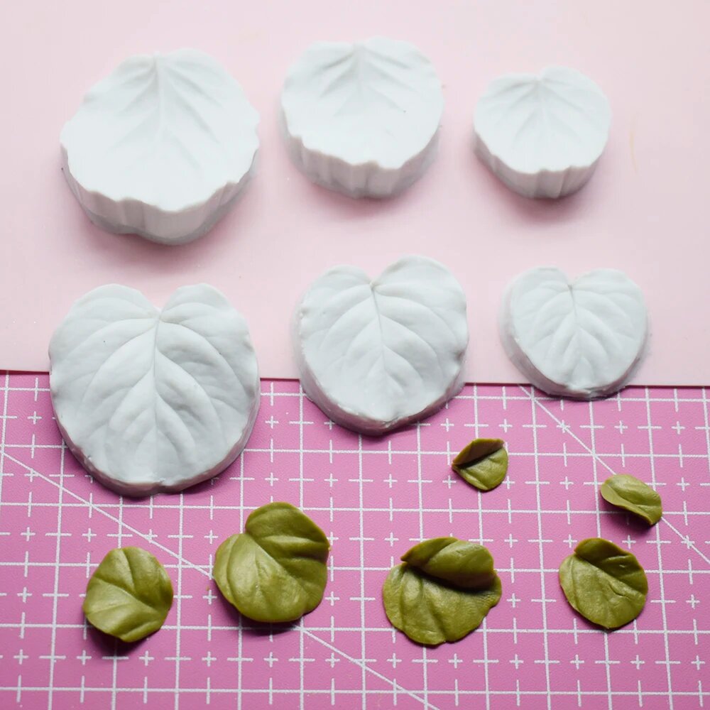 Формы для полимерной глины GrassTop листы эвкалипта