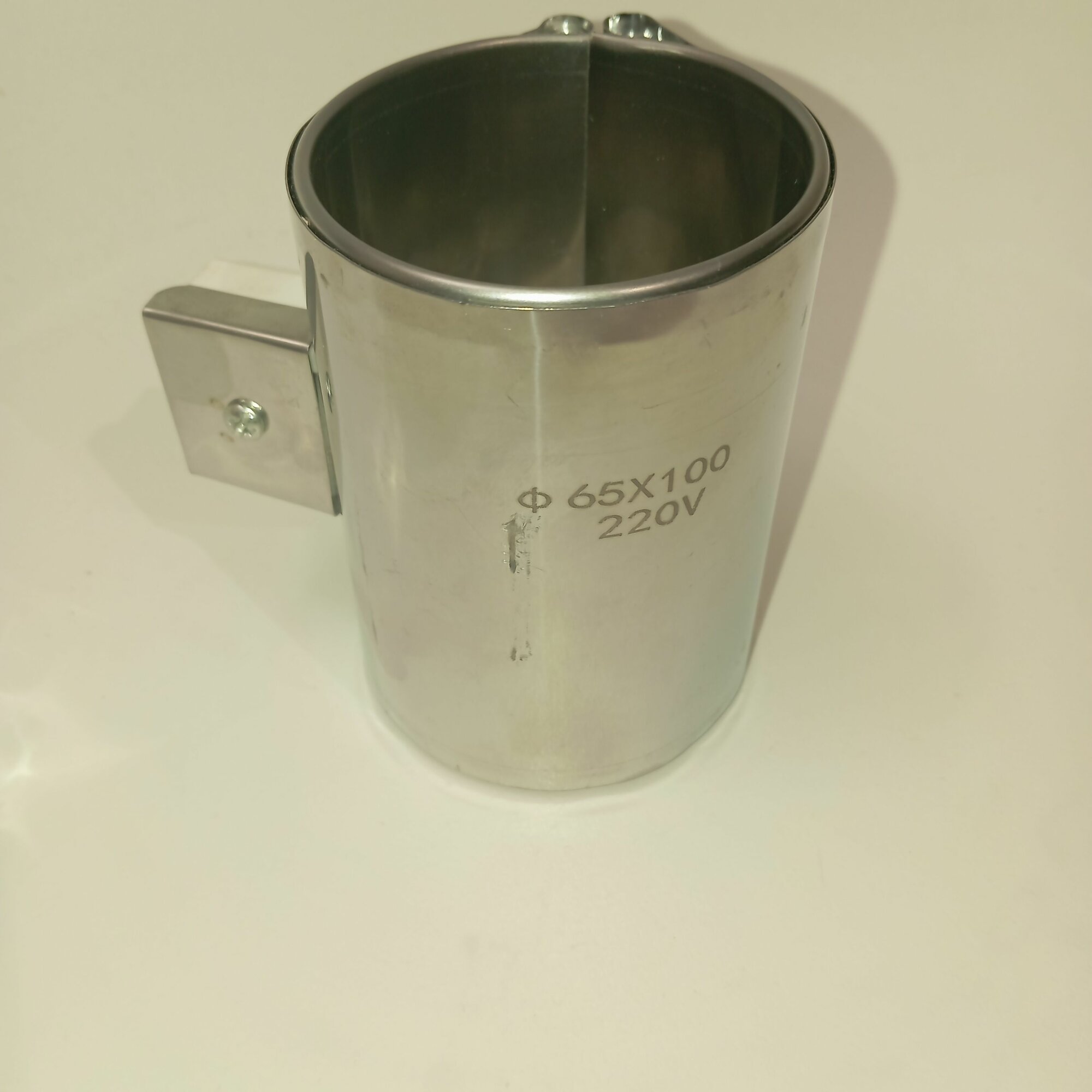 ТЭН 65 мм х 100 мм хомутовый, 220В, 600 Вт. ТЭН кольцевой.