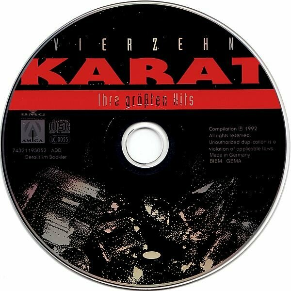 Диск Karat - Vierzehn Karat (1 CD) — фото 1