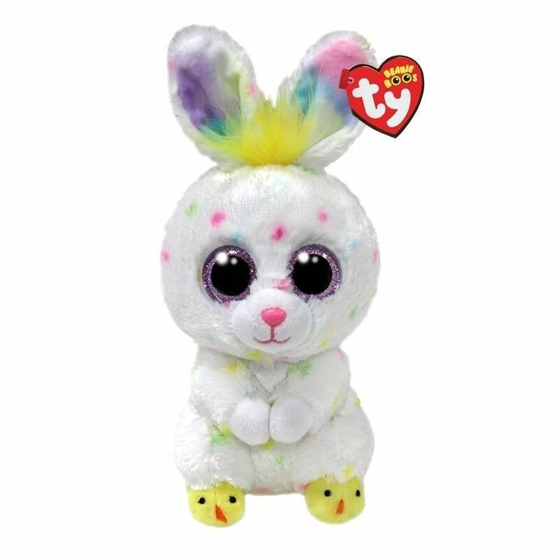 TY Beanie Boo's Белый кролик DUSTY 15 см YZ