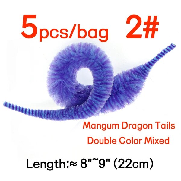 Bimoo Dragon Tail приманка 5 шт. Синий, 2#