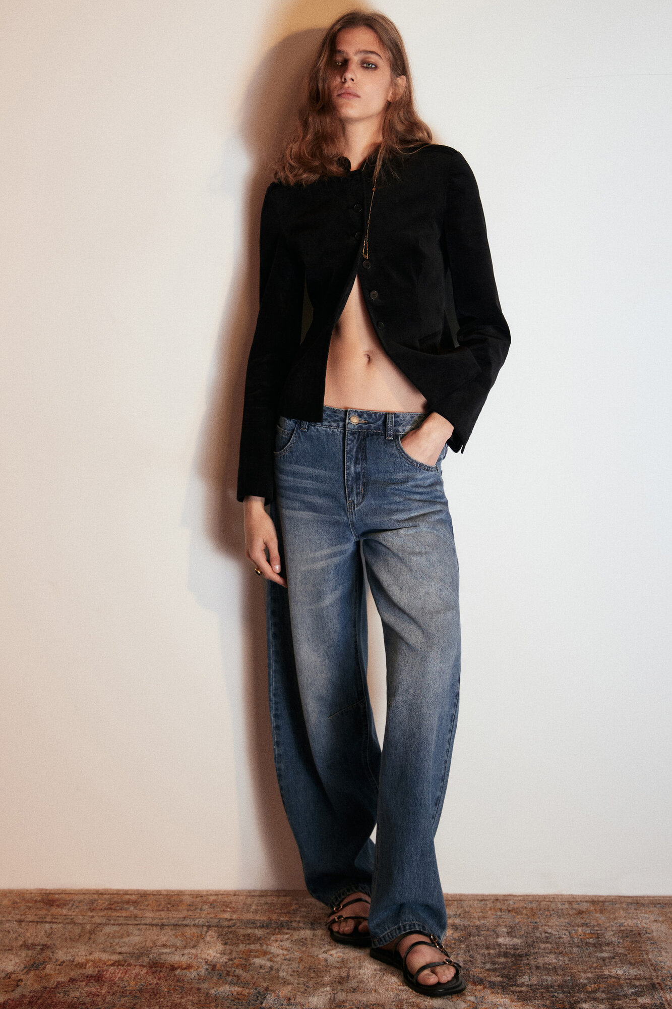 Джинсы багги Woman Mix&Match 