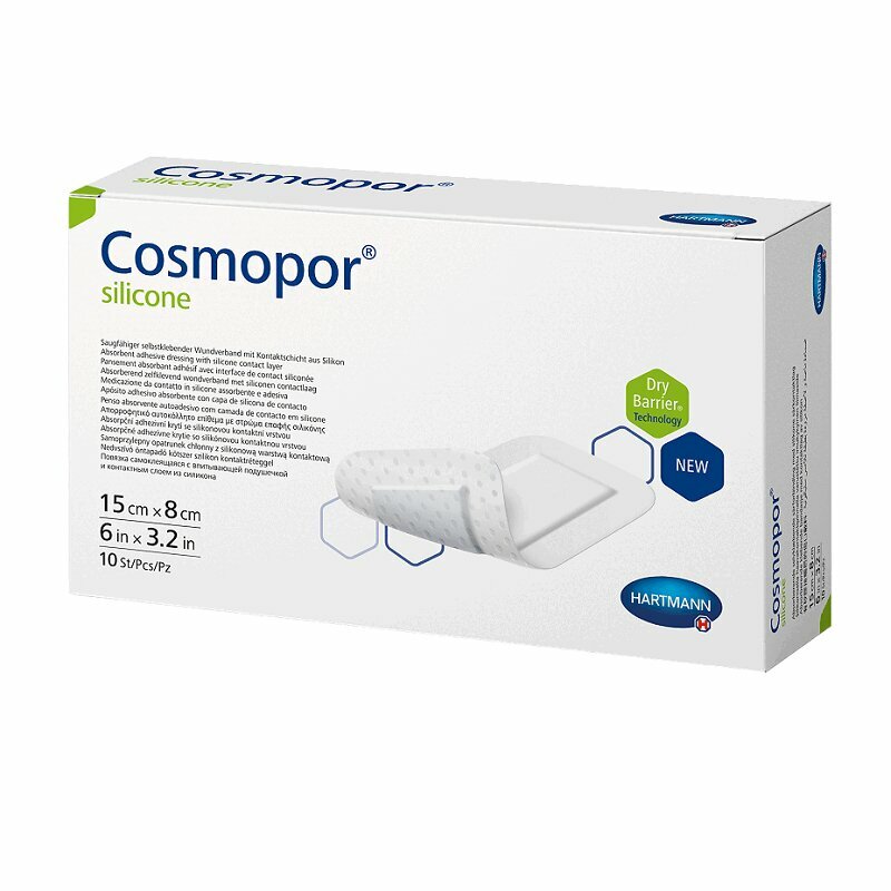 Космопор Силикон Повязка Впитывающая 15Х8см №10