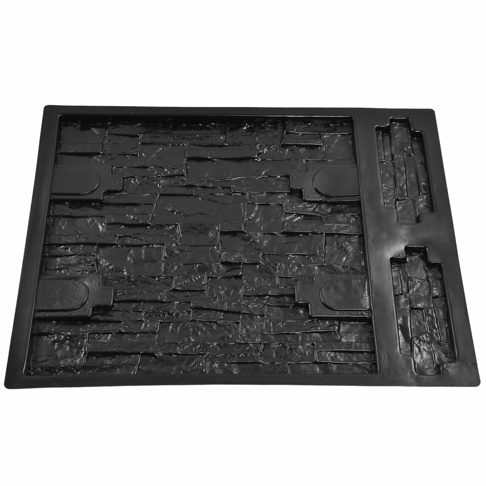 Форма для стены DIY из ABS-пластика, оборудованная средством для утилизации и стойкость к износу 67 см для декора двора дома, черного цвета