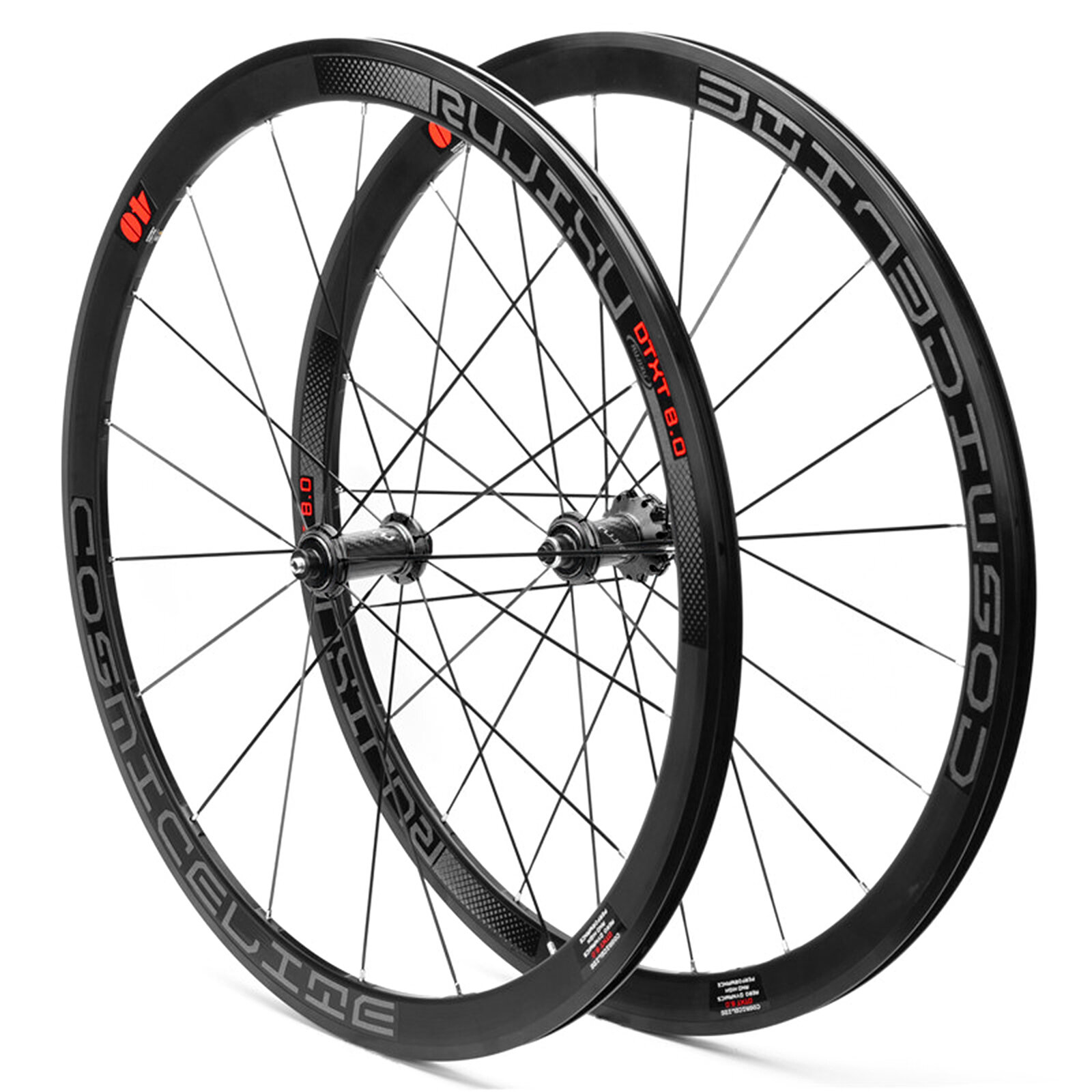 Колесный комплект для дорожных велосипедов 700C из углеродного волокна 120 децибел 40мм/1.57дюйма рефлексивная полоса совместим с тормозами V/C поддерживает шины 23C 25C 28C цвета Черный Красный Золотой Зеленый Ti (дополнительно) передний 100мм задний