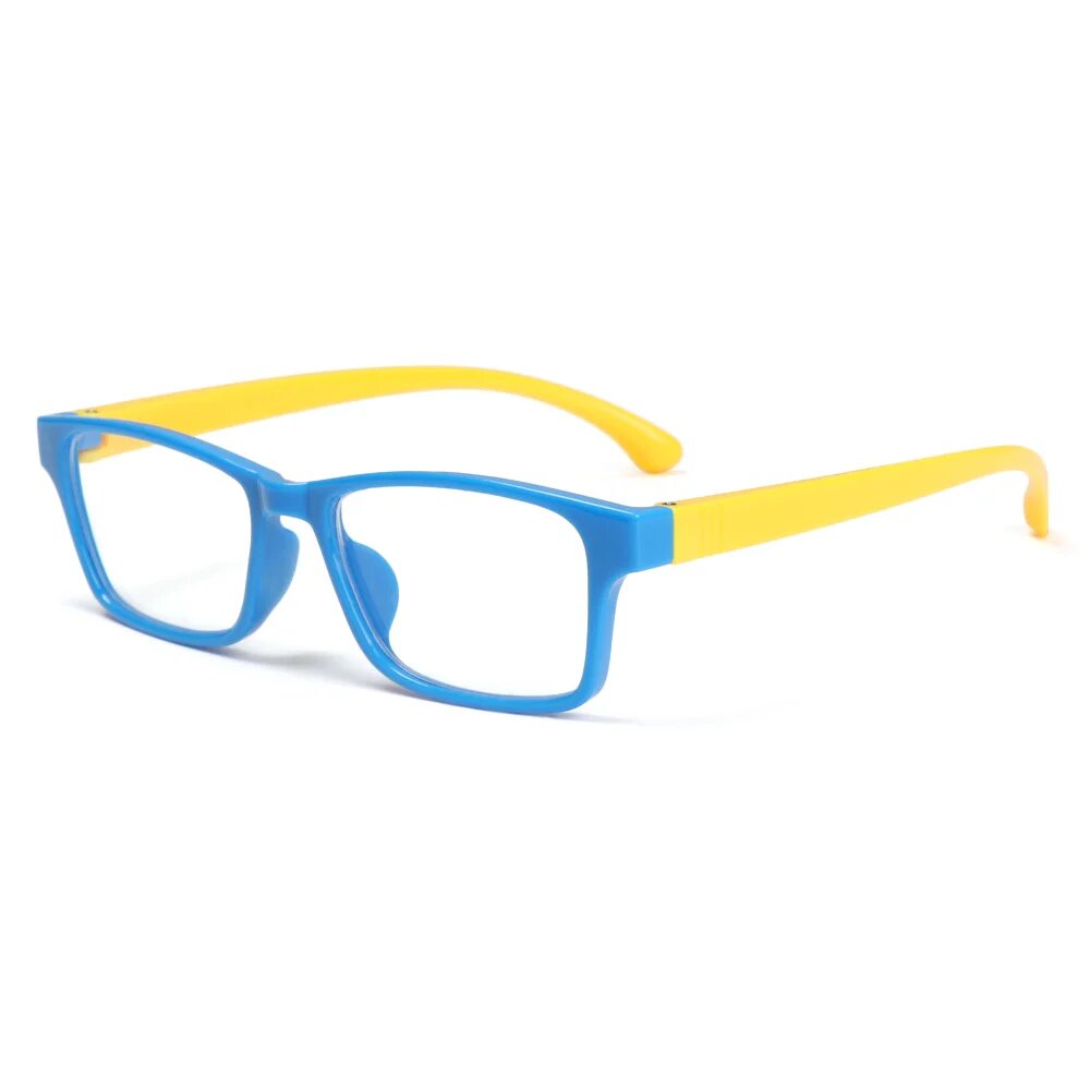 Защита от радиации, уход за зрением, очки с защитой от синего света, силиконовые очки, детские очки, детские очки Blue