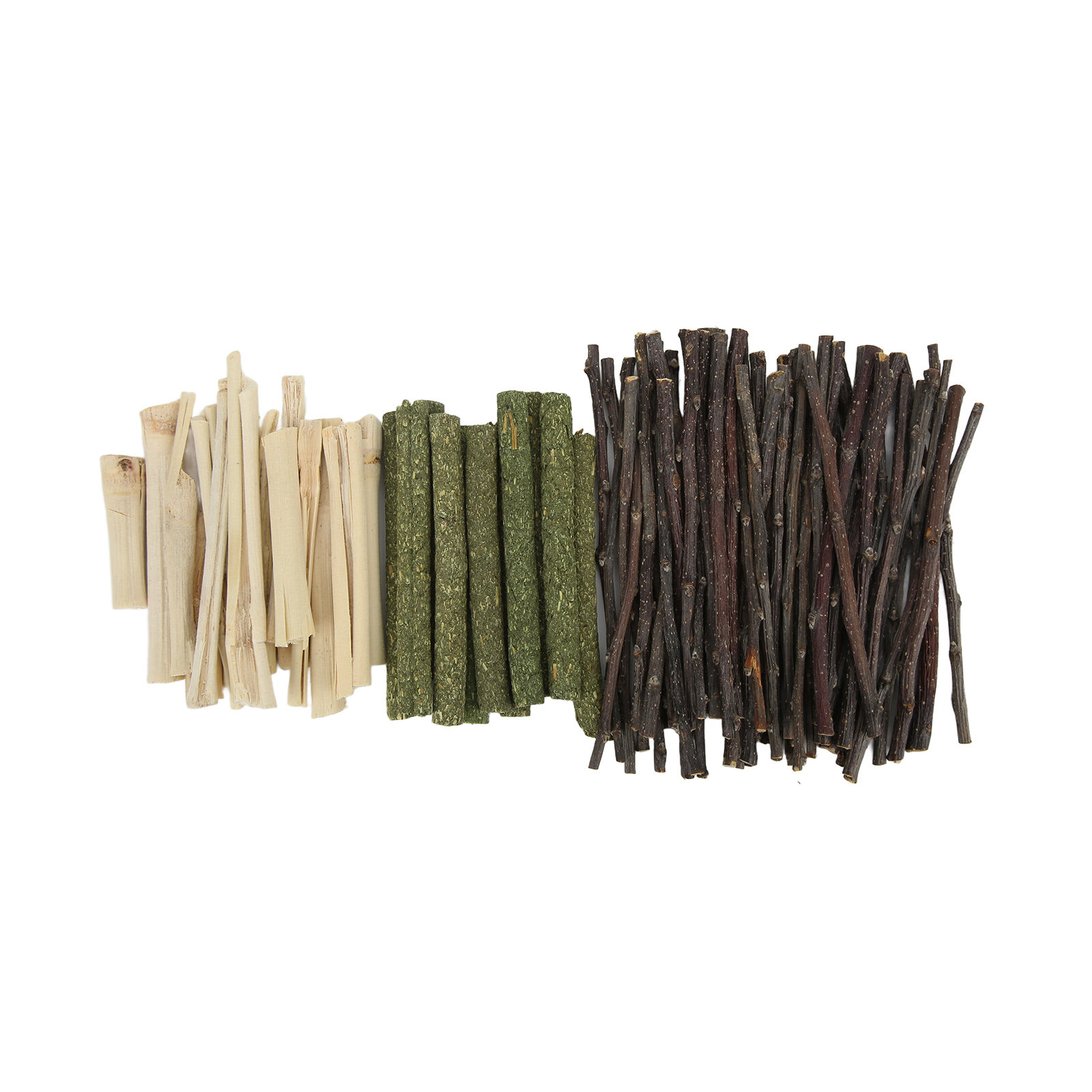 Набор жевательных игрушек для хомяка, безопасные нетоксичные яблочные ветки, травяные палочки, сладкие бамбуковые смешанные молярные палочки, 300 г
