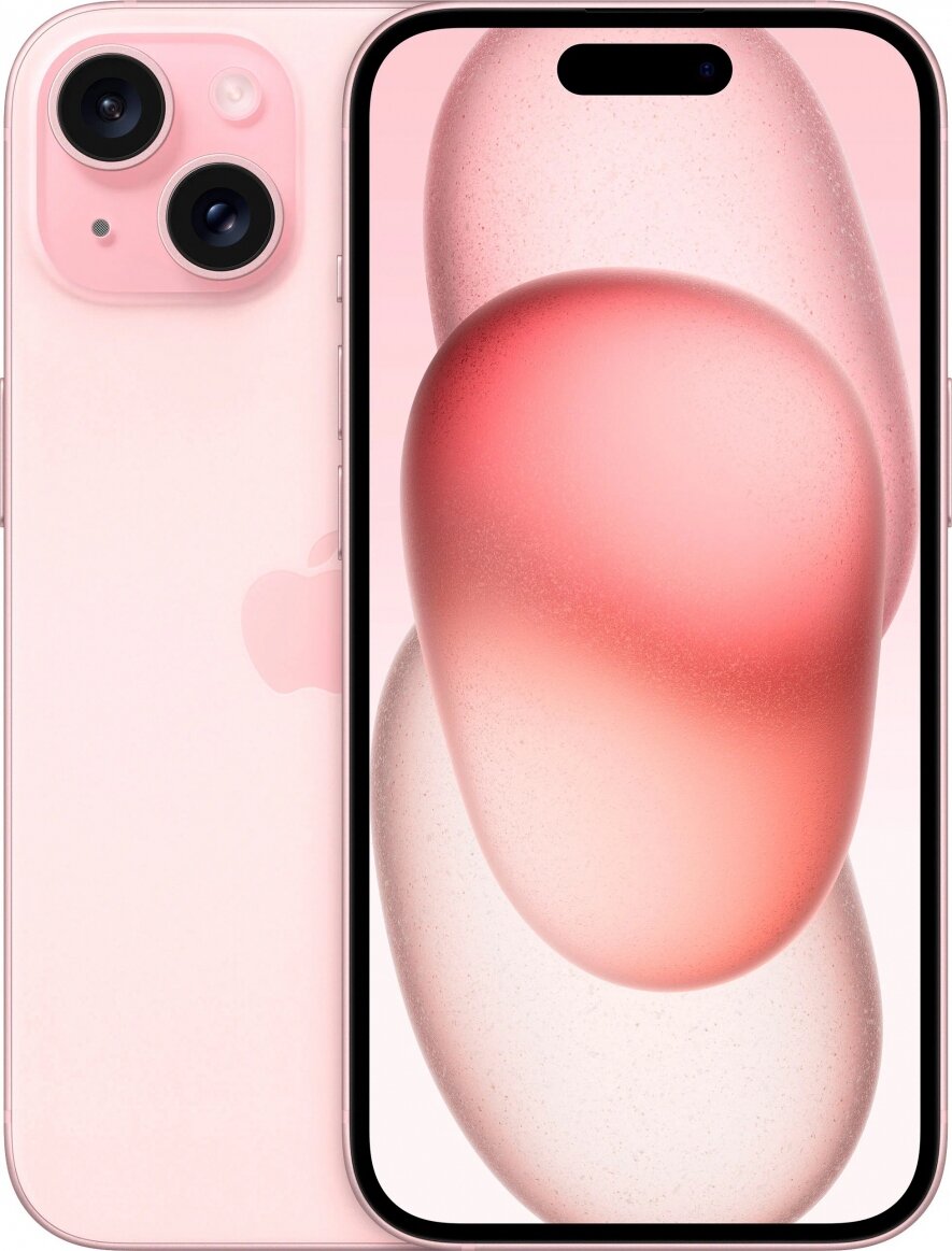 Смартфон Apple iPhone 15, 128Gb CN, nano SIM+eSIM, Pink