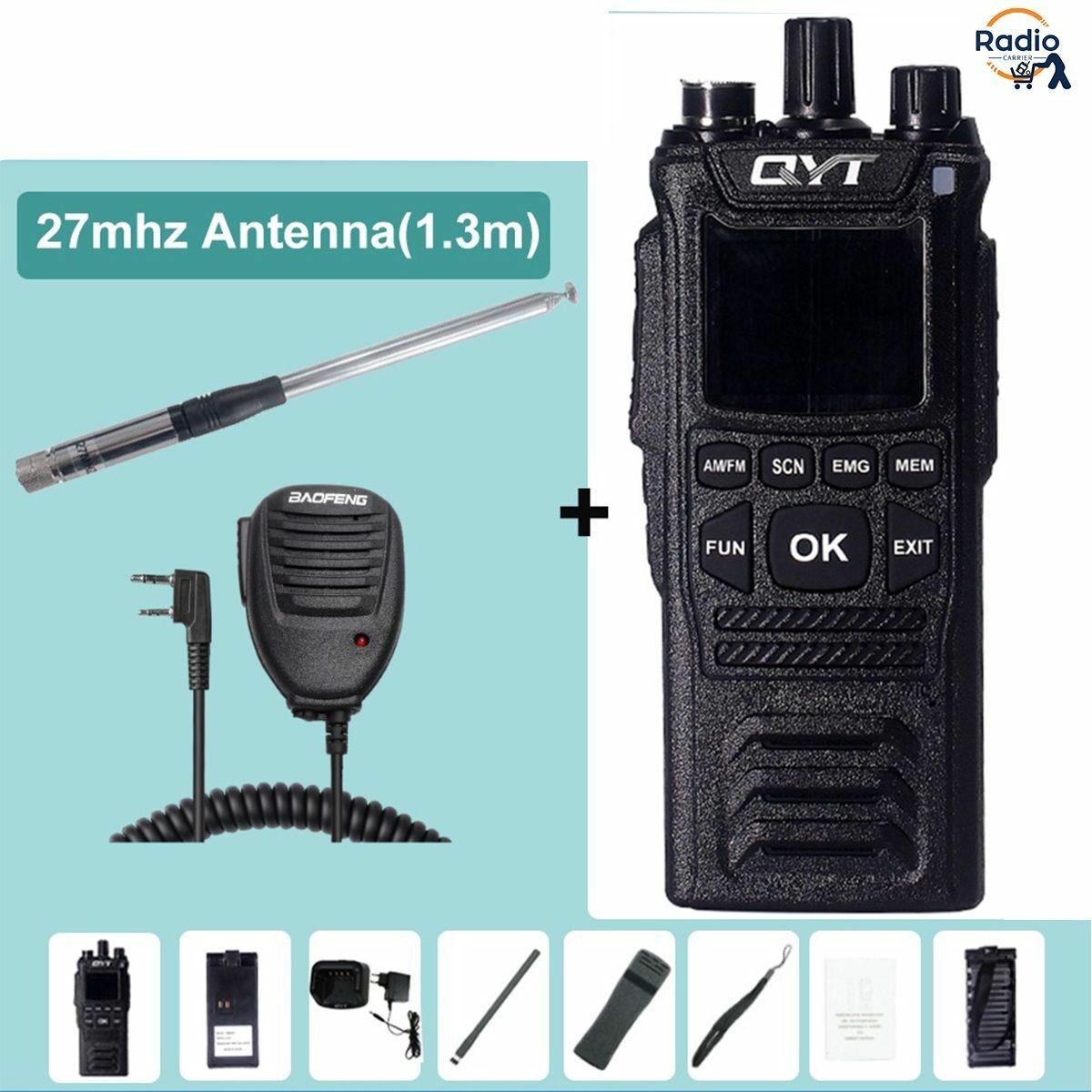 Портативная радиостанция QYT CB-58 СБ диапазона (27МГц)