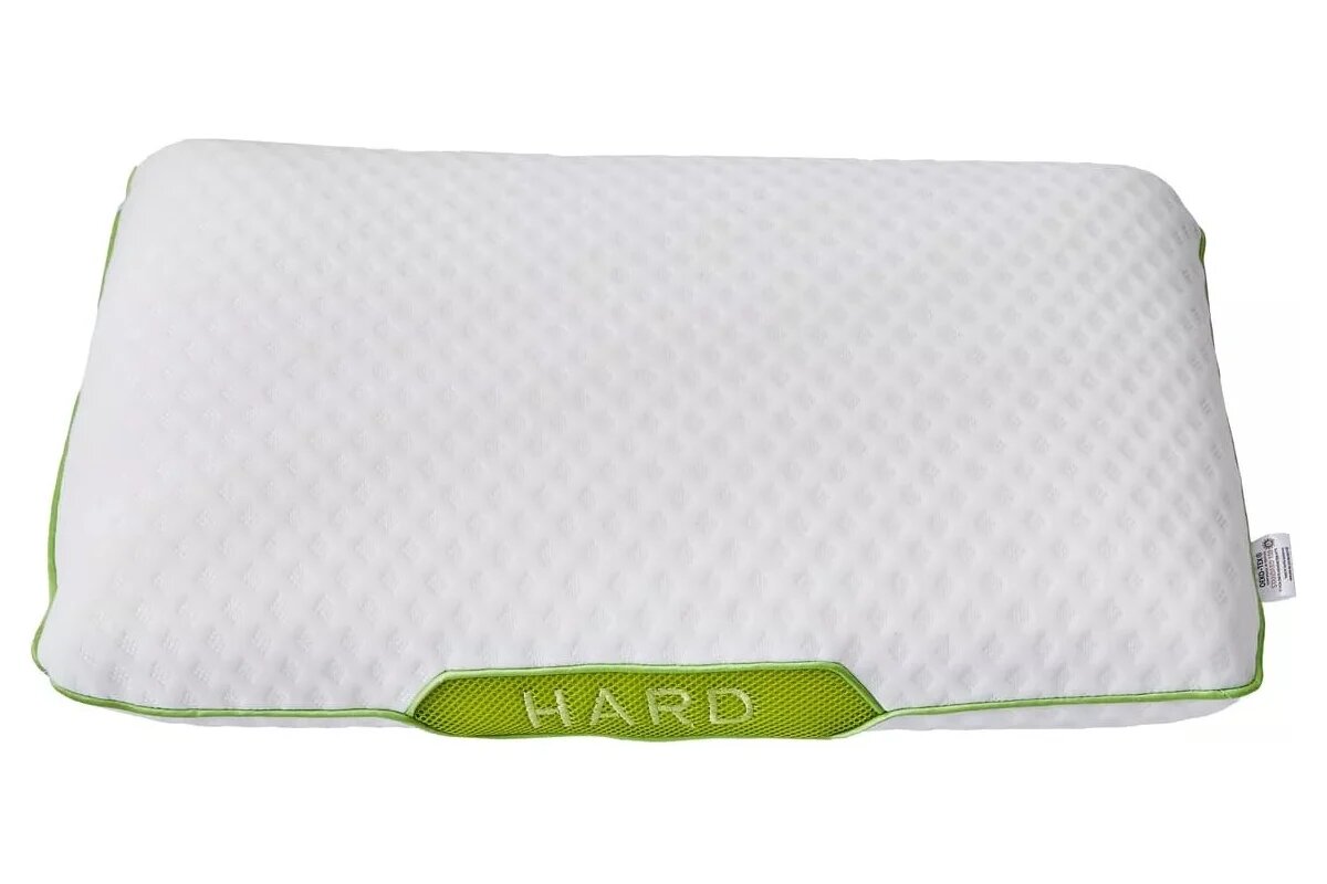 Arya Home Arya 60x40 см анатомическая подушка Memory Foam Firmnnes-Hard Белый Зеленый